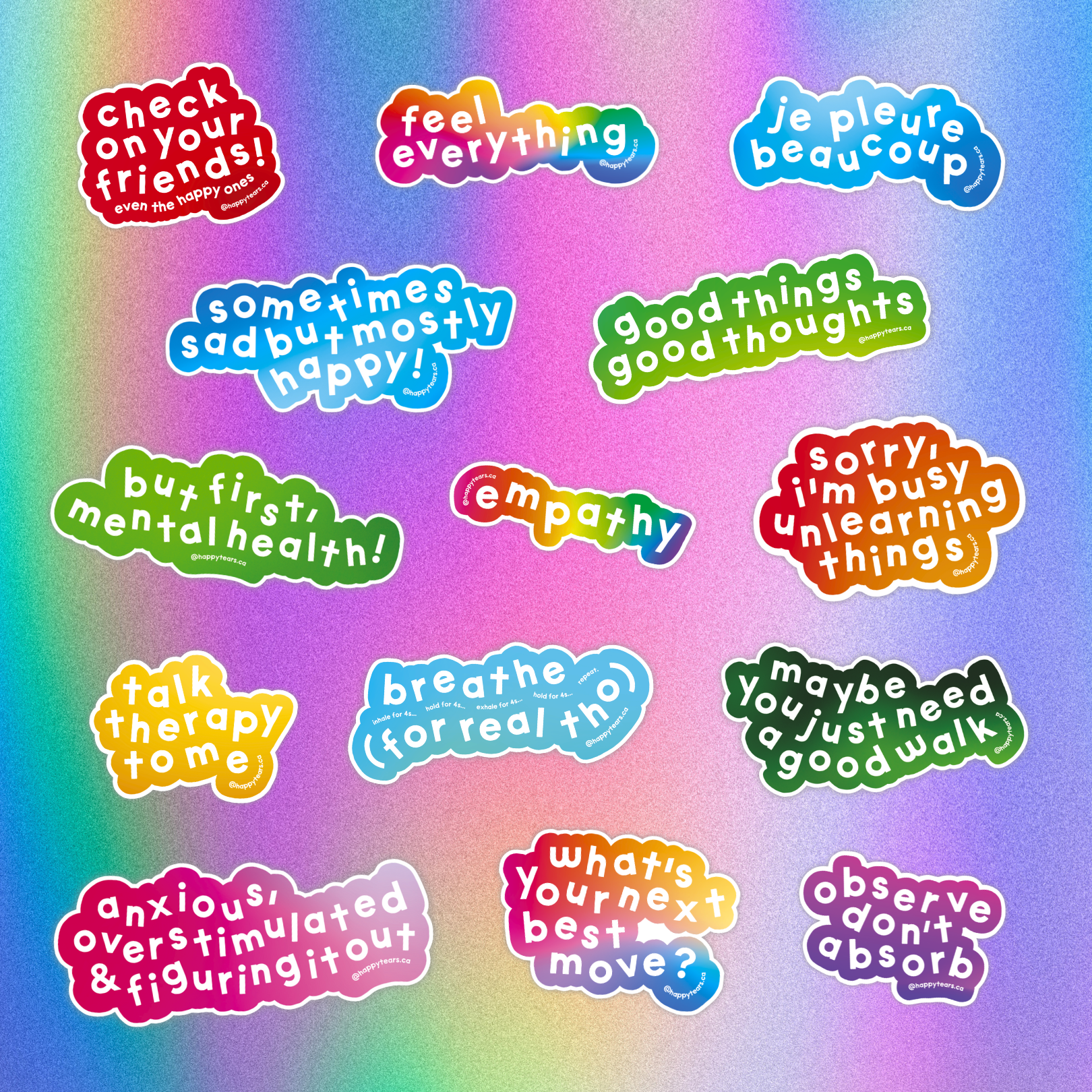 Vinyl Statement Stickers – Page 2 – HappyTears.ca