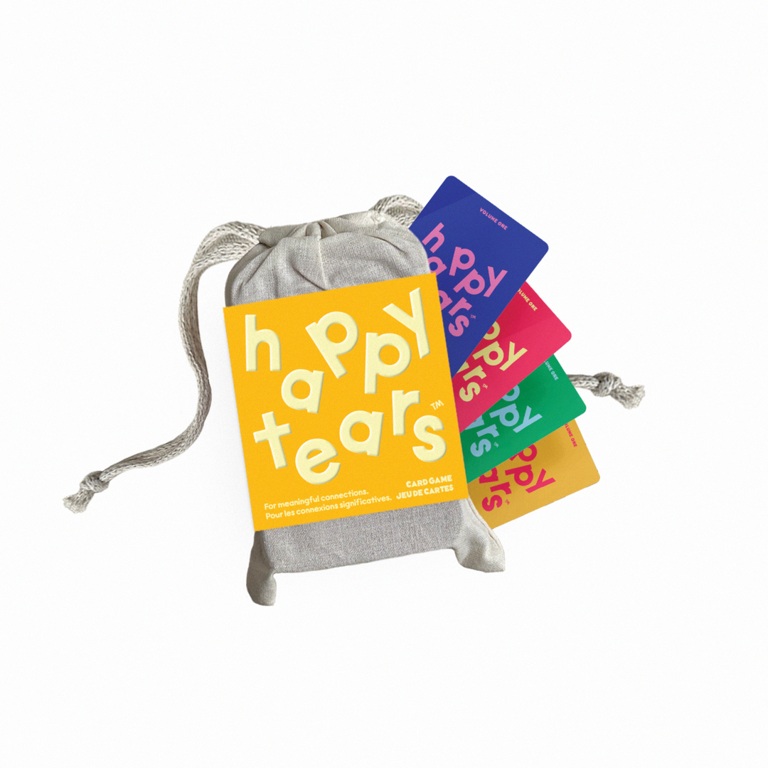 'sometimes sad, but mostly happy' canvas tote – HappyTears.ca